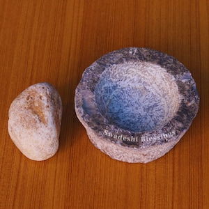 Handcrafted Stone Silbatta: Stone Grinder for Spices Herbs Seasonings ...