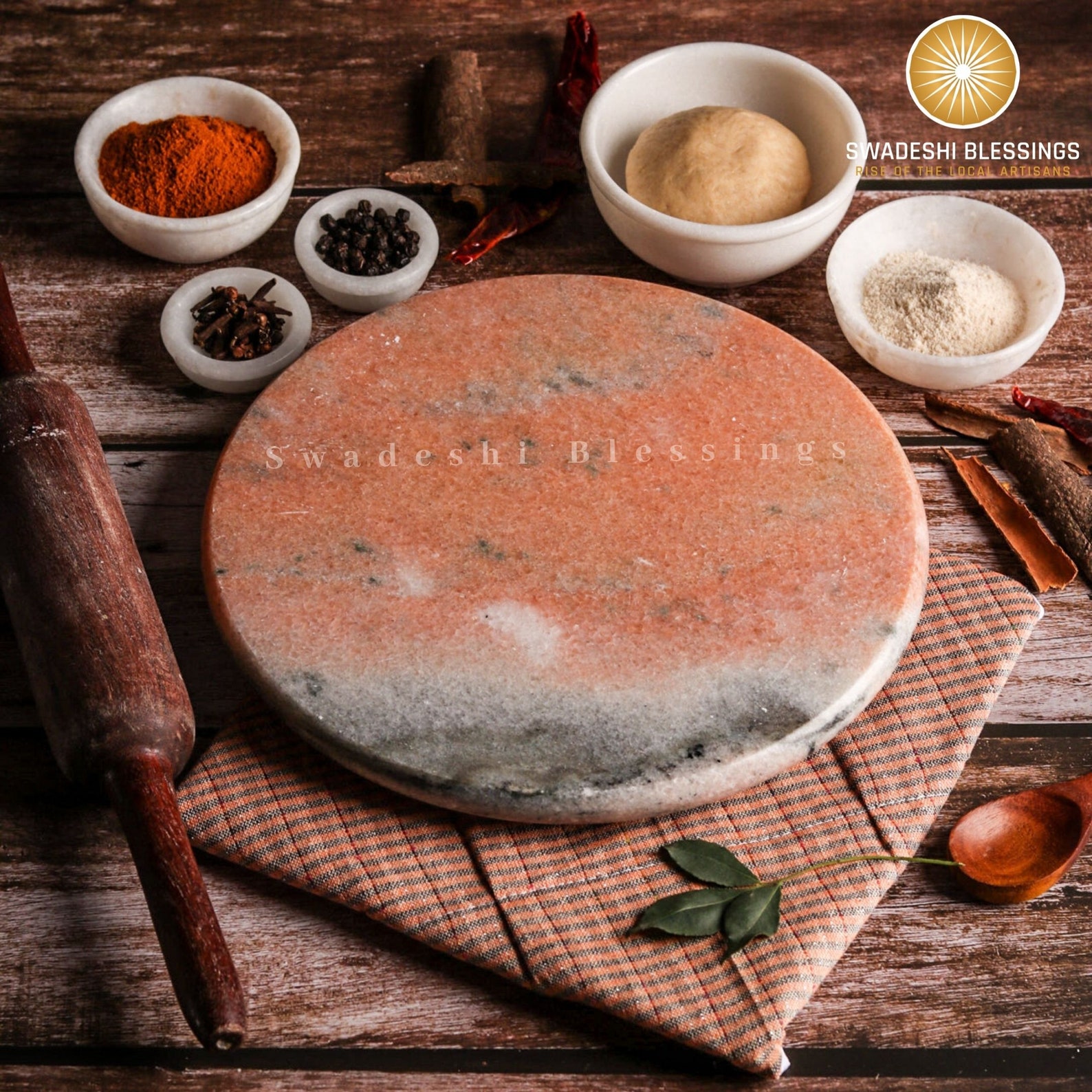 Vintage Handcrafted Marble Chakla/ Indian Roti Maker/ Bread - Etsy