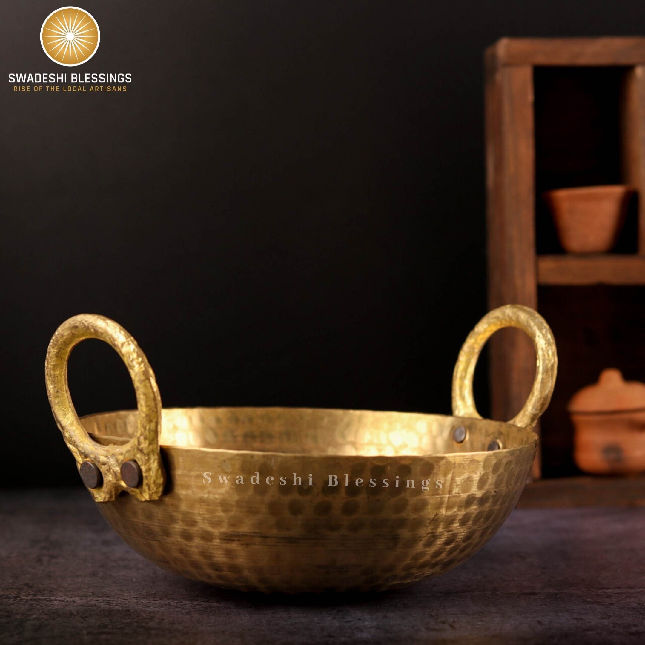 Traditional Pure Brass Cookware/ Handcrafted Brass Utensils/ - Etsy