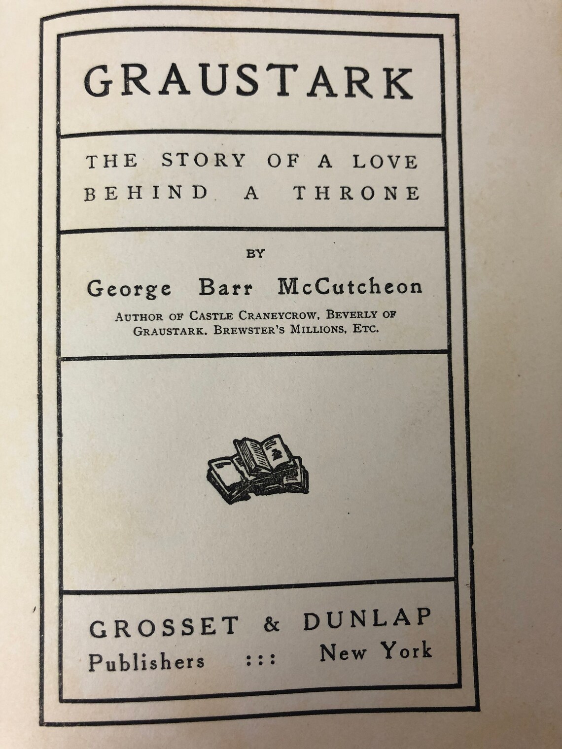1901 First Edition Book Vintage Graustark the Story of A Love - Etsy