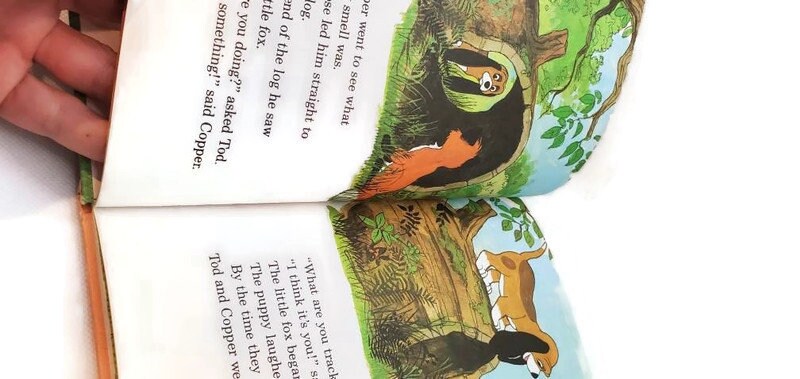 1981 Vintage Disney Book Titled "tod and Copper" From the Fox and the ...