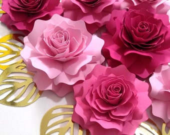 Flower #49 With Foliage - Templates - SVG - Scan&cut - Silhouette - DIY ...