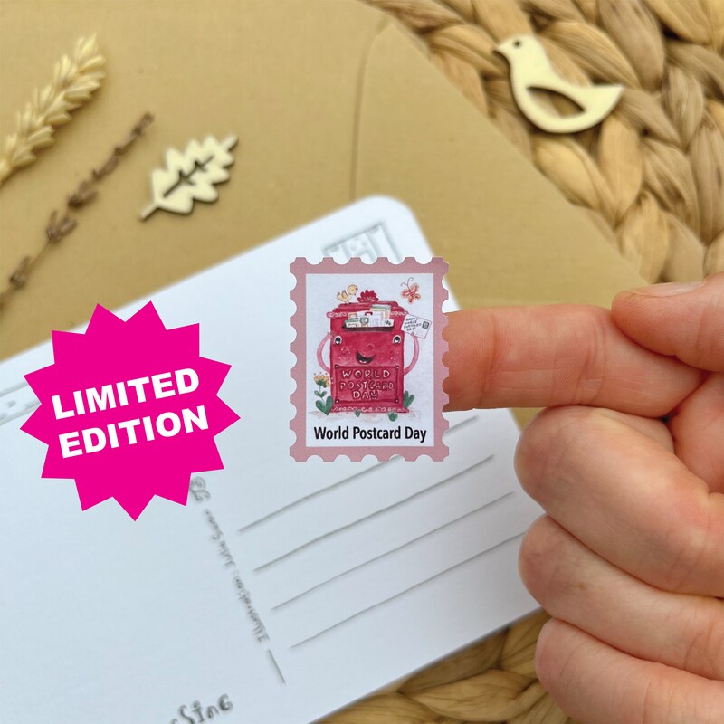Postcard Stamp - Etsy