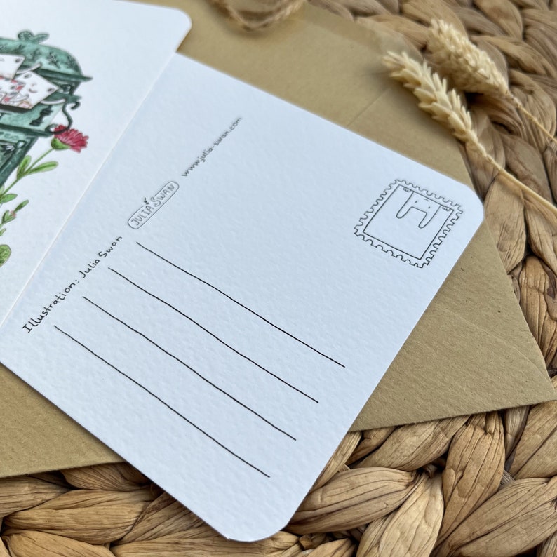 Postcards With a Mailbox Postal Hugs Full of Postcards Giving - Etsy