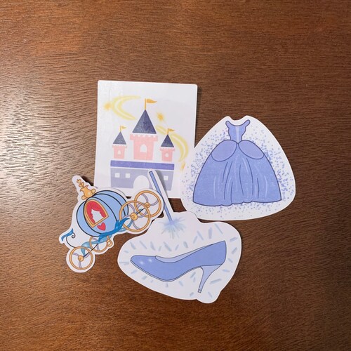 Cinderella Sticker Pack - Etsy