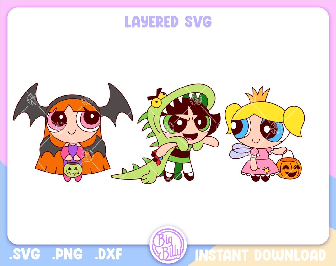 Blossom Bubbles Buttercup SVG Aesthetic Powerful Girl With Sunglasses ...