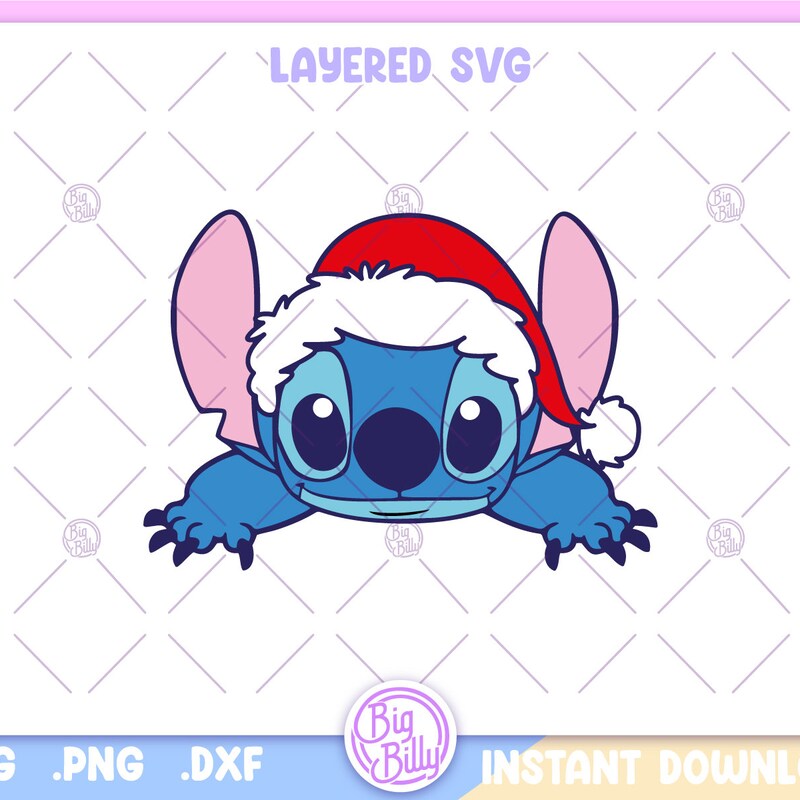 Stitch Face Svg - Etsy