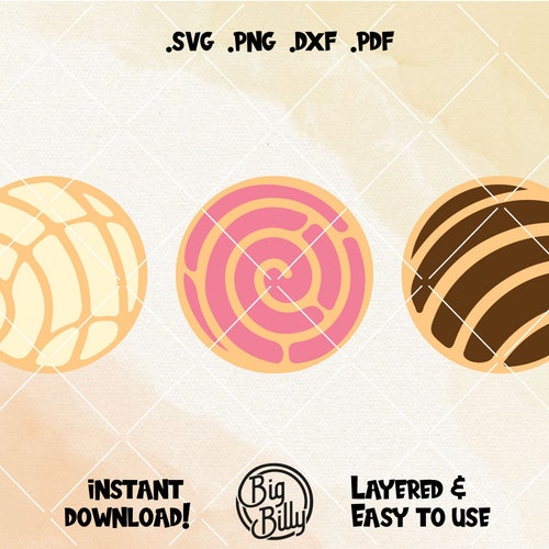 Mexican Sweet Bread SVG Bundle for DIY Projects - Etsy