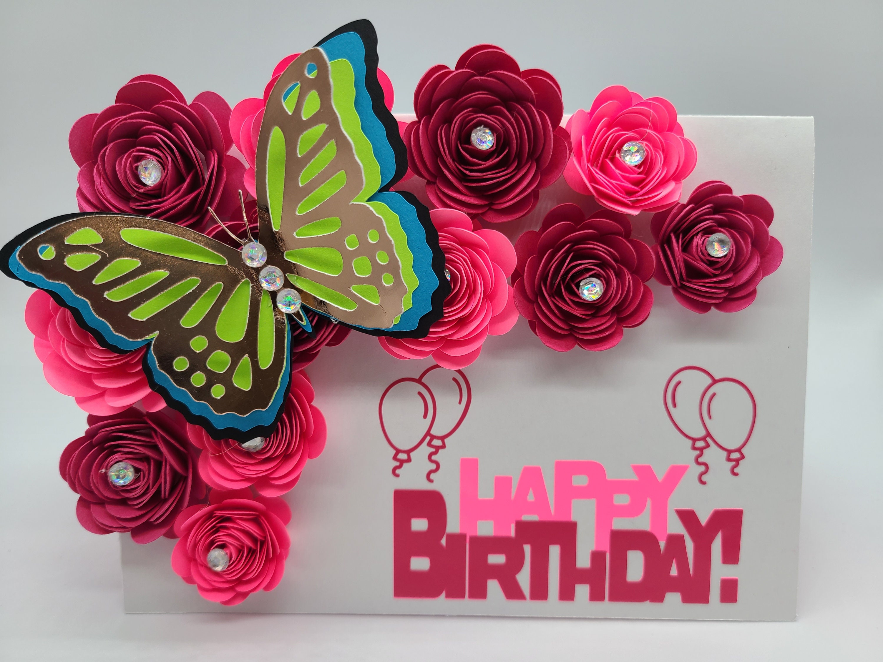 Butterfly Birthday Card - Etsy