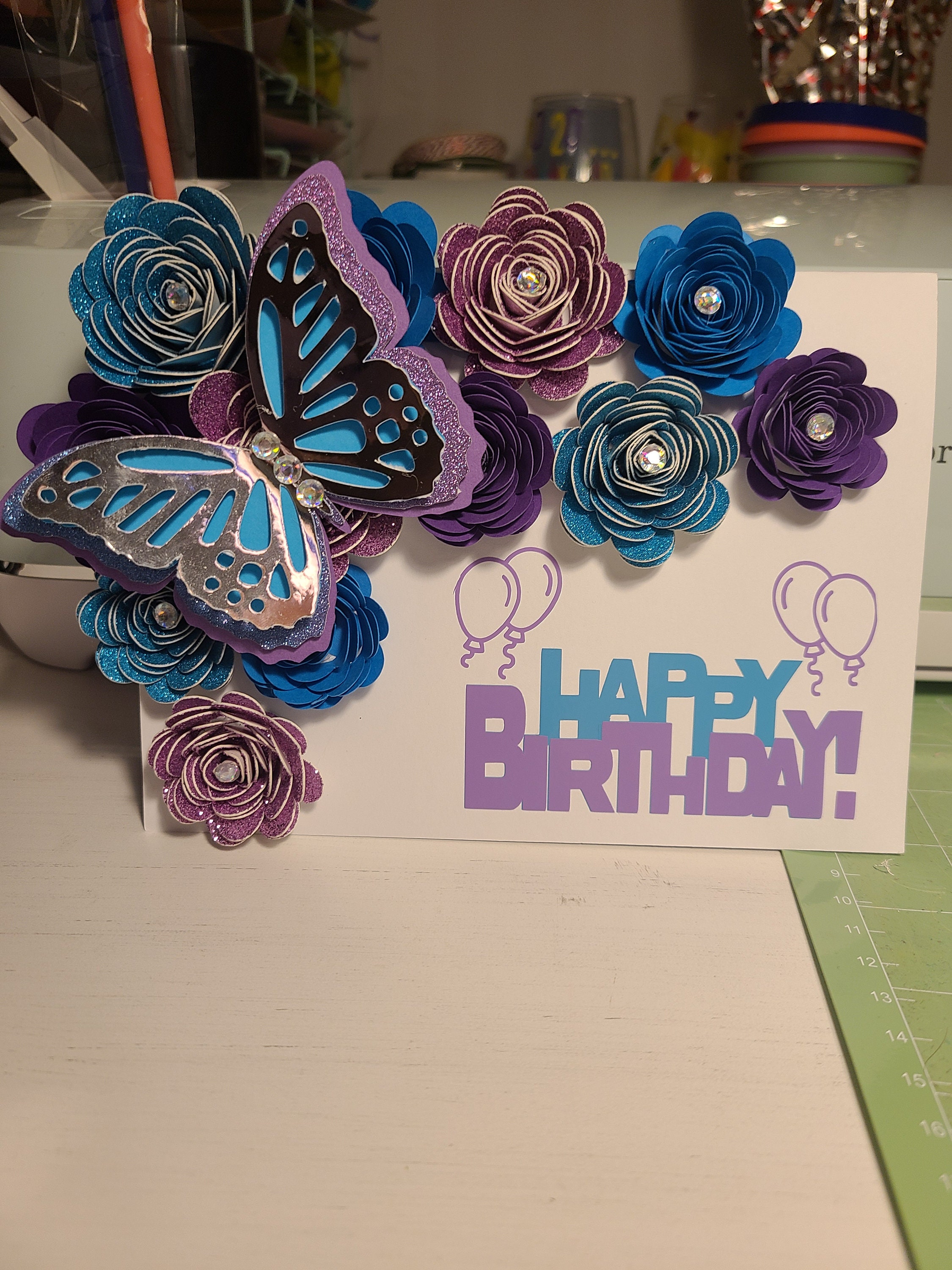 Butterfly Birthday Card - Etsy