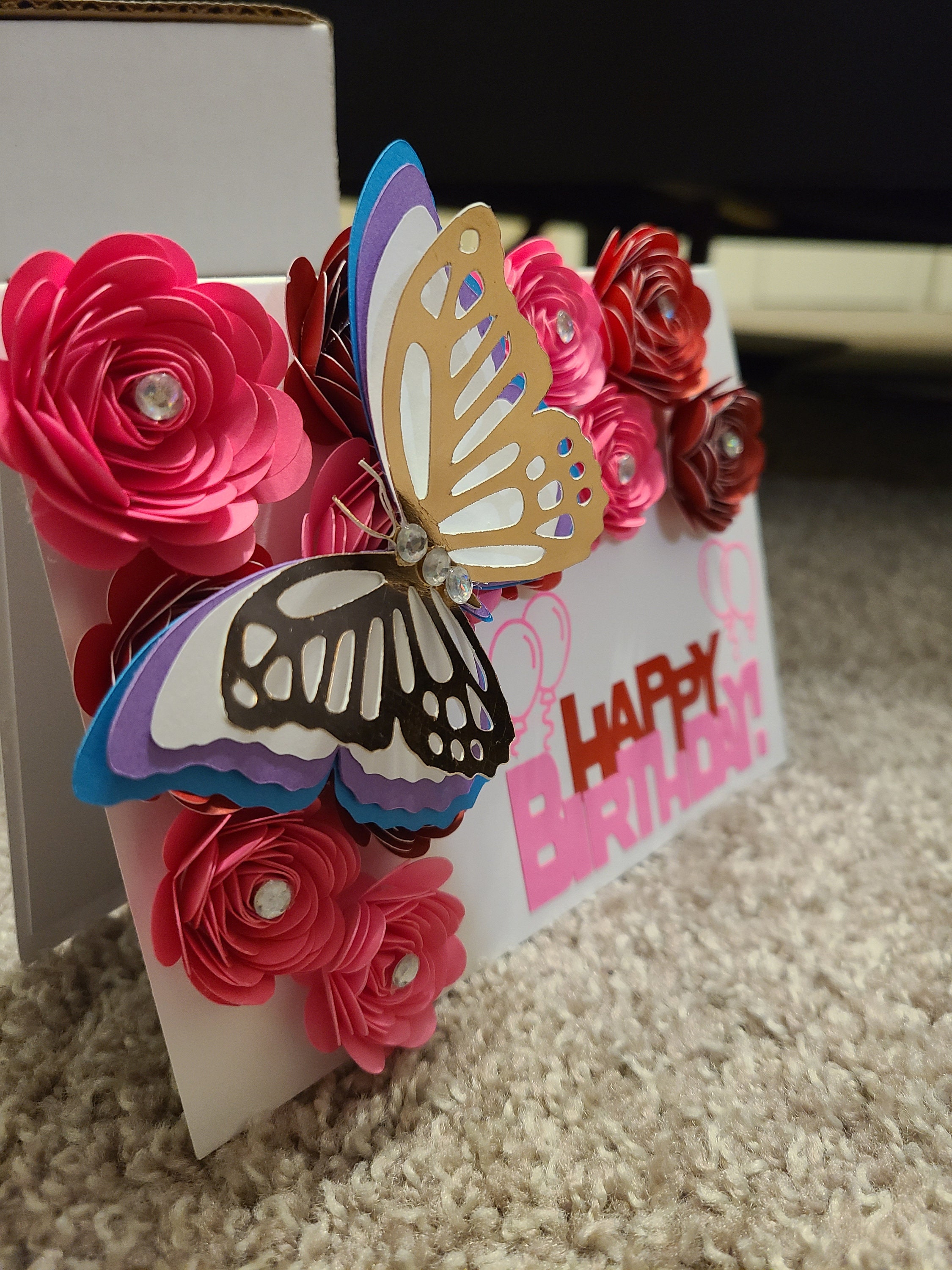 Butterfly Birthday Card - Etsy