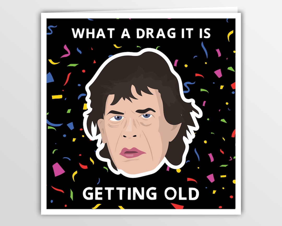 Mick Jagger the Rolling Stones What a Drag It is Getting - Etsy