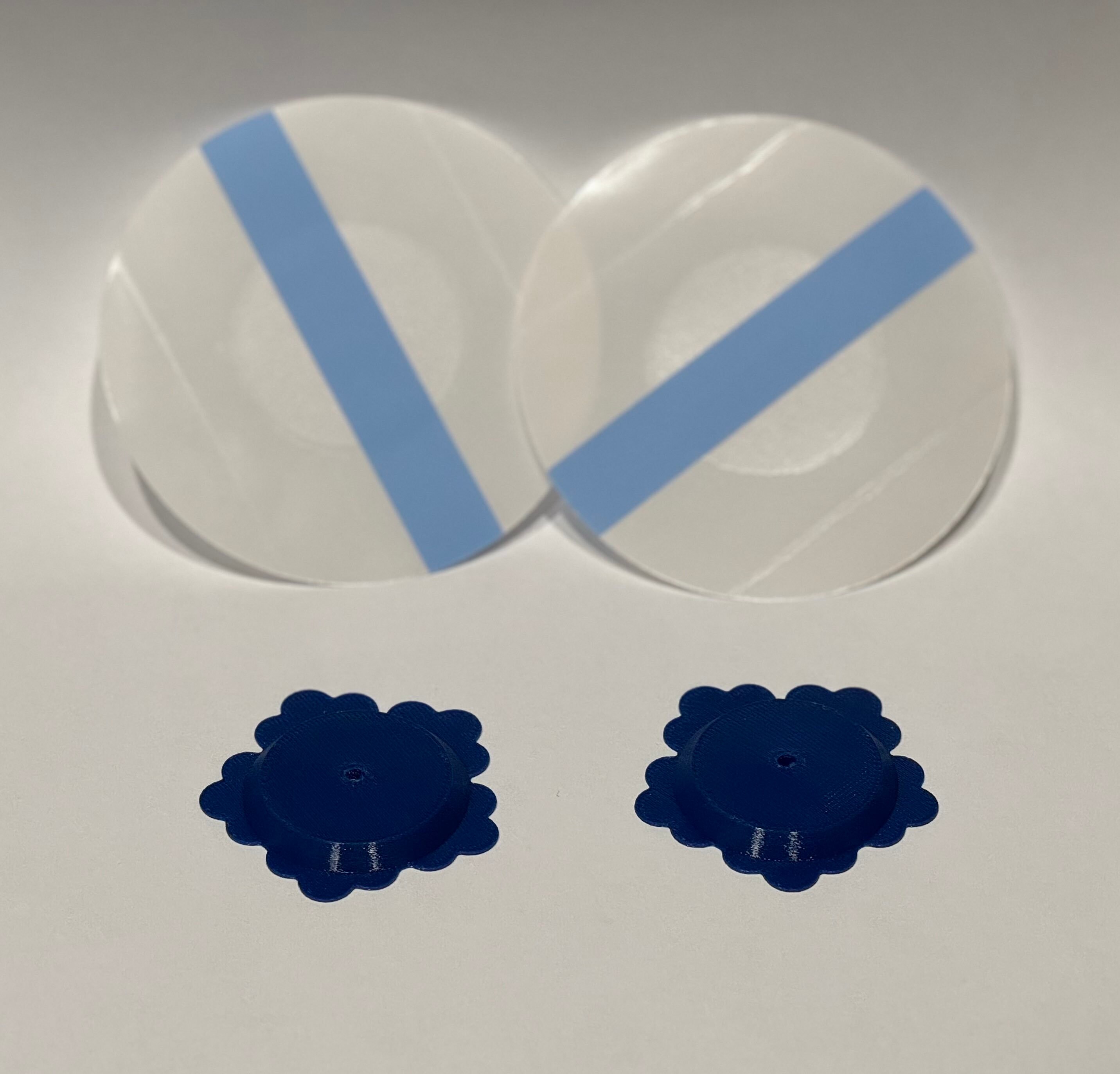 2 Flexible Freestyle Libre or Dexcom G7 Reusable Bump Protectors ...