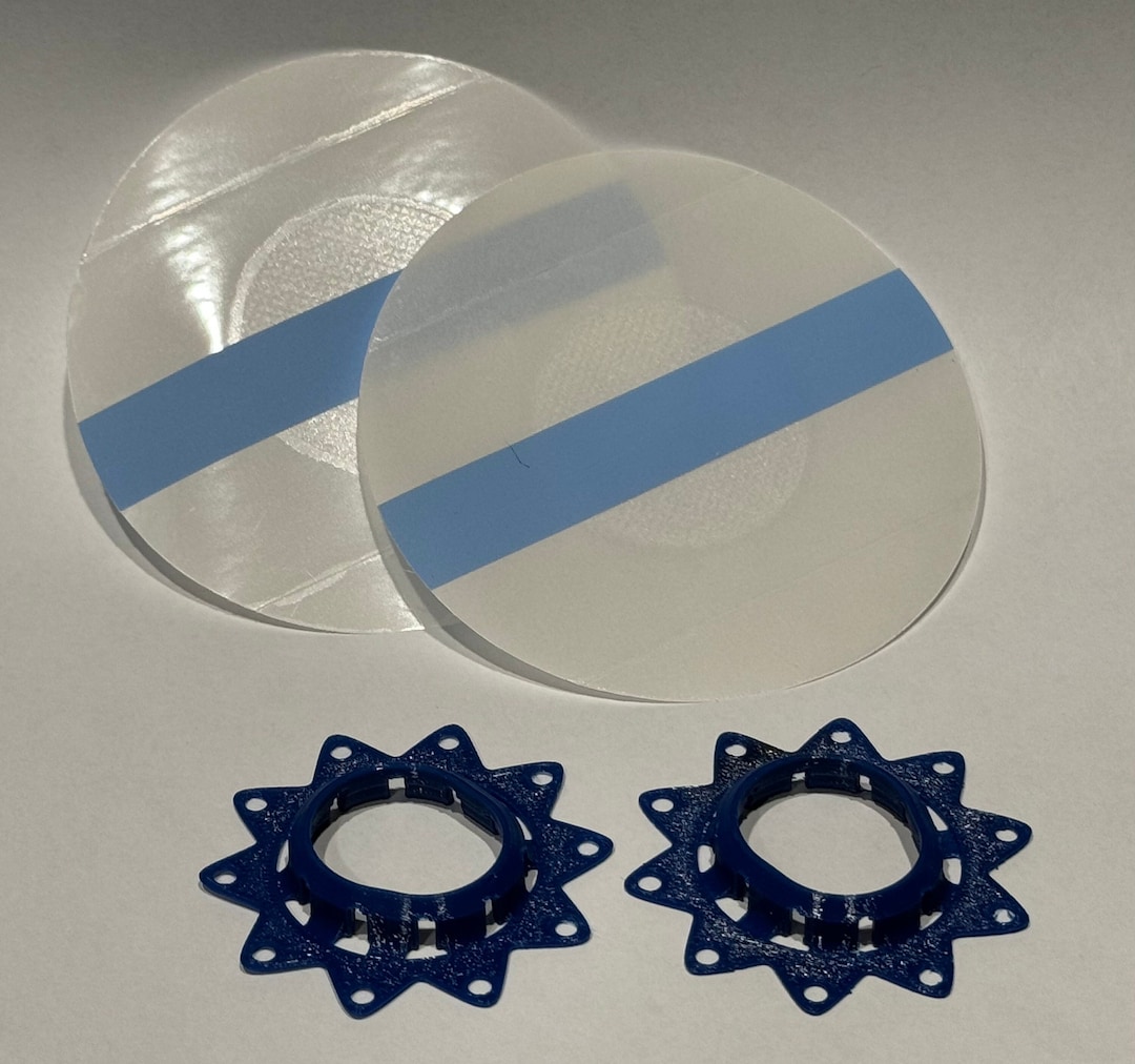 2 Flexible Freestyle Libre or Dexcom G7 Reusable Bump Protectors ...