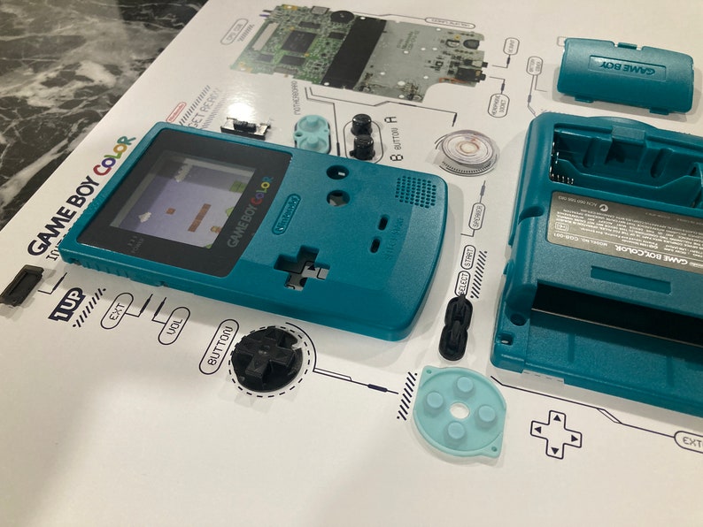 Game Boy Color Disassembled - Etsy