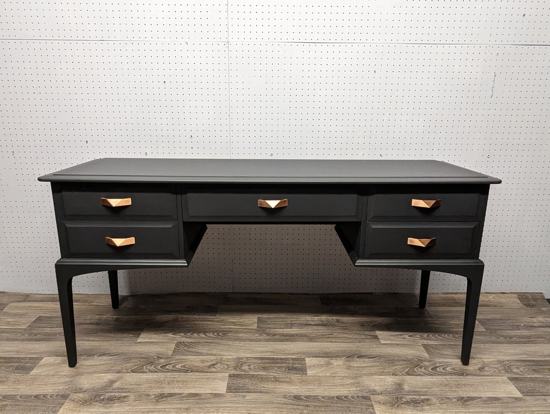 Stag Minstrel Dressing Table/desk Ash/charcoal Vintage Bespoke - Etsy UK