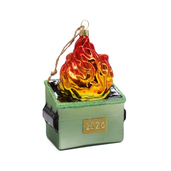 2020 Dumpster Fire Ornament - Etsy