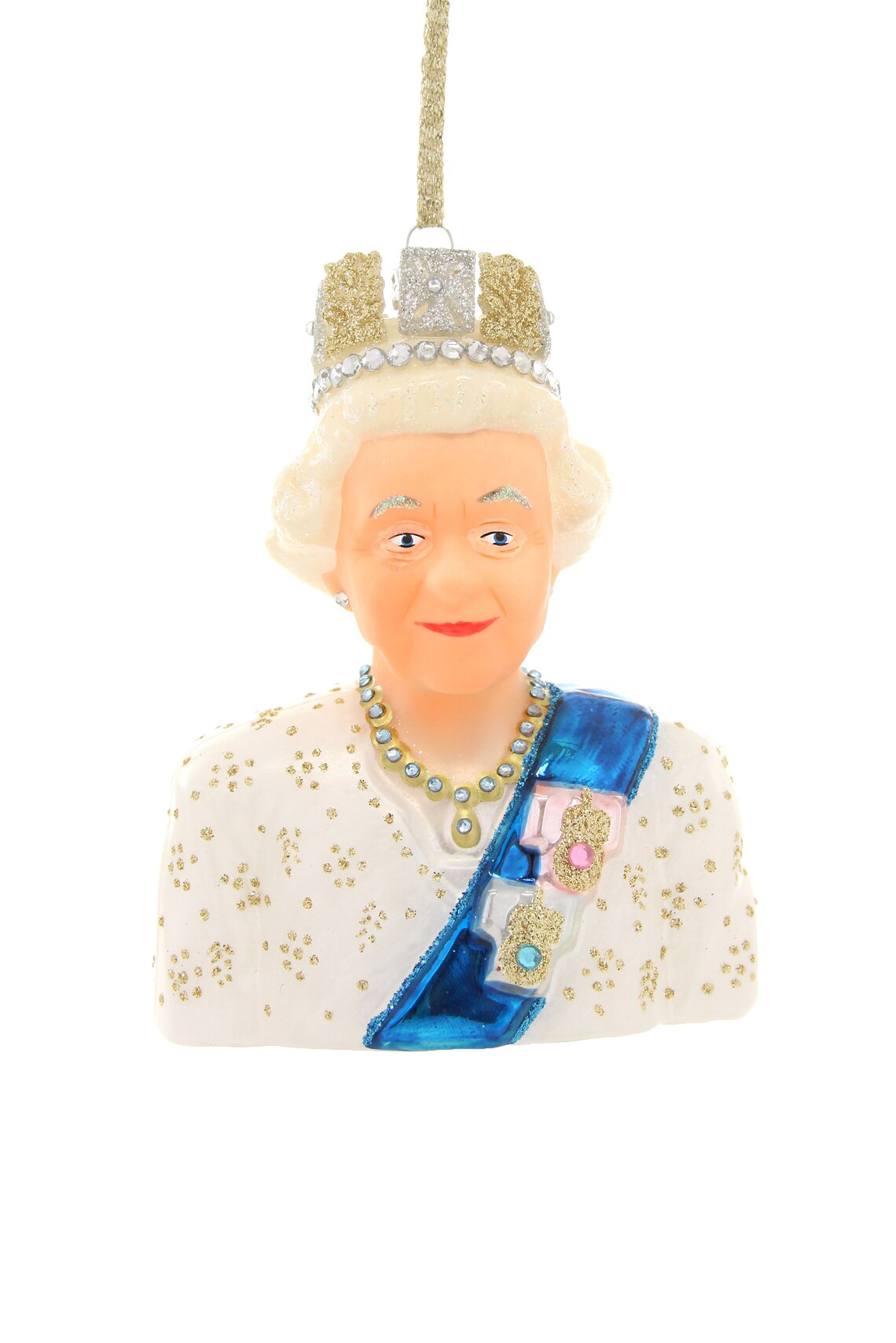 Queen Elizabeth II Glass Ornament - Etsy