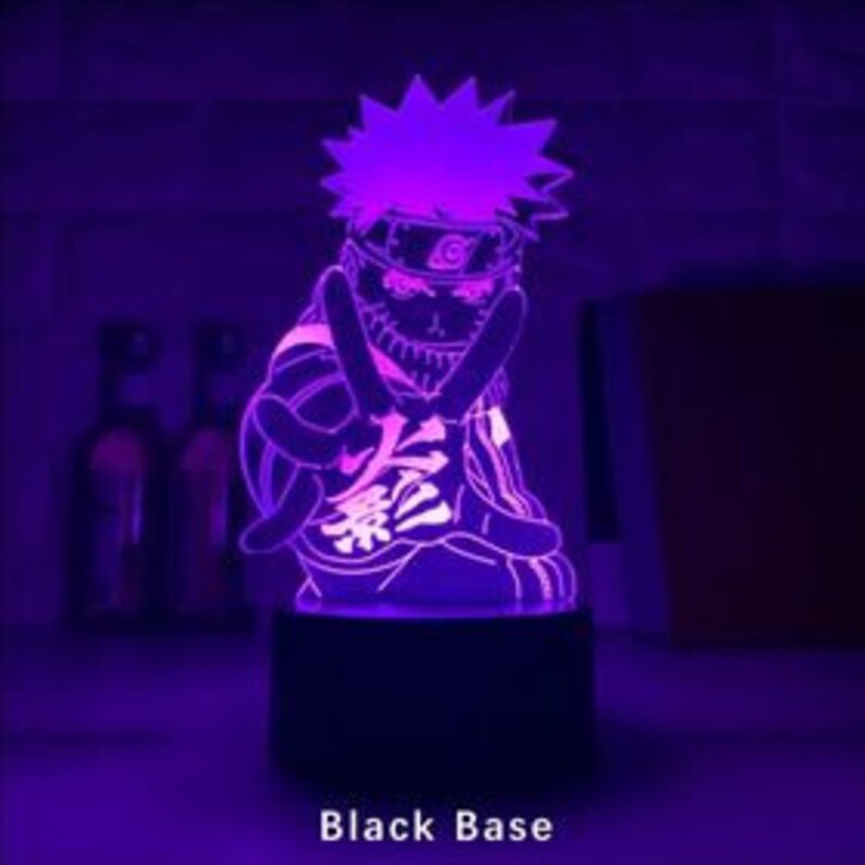 Naruto shippuden Neon 3D Led Light Naruto Anime Decor | Etsy
