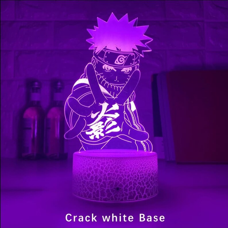 Naruto shippuden Neon 3D Led Light Naruto Anime Decor | Etsy