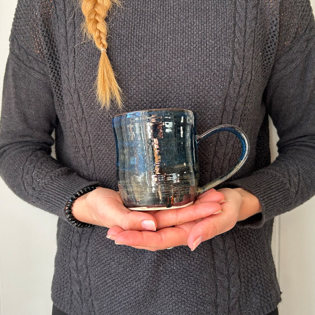 Denim Mug Handmade Ceramic - Etsy