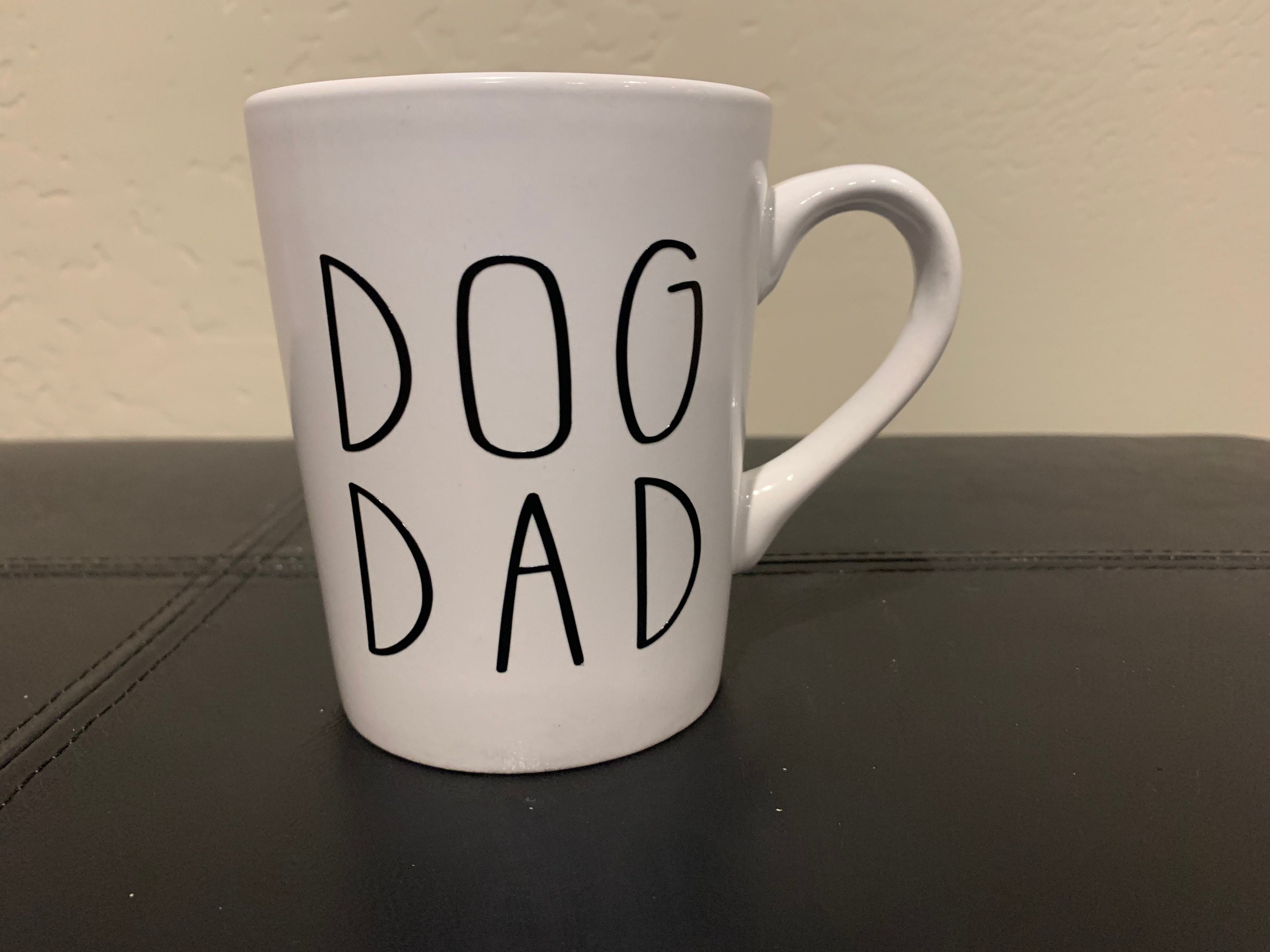 Rae Dunn Inspired Dog Dad Mugs - Etsy