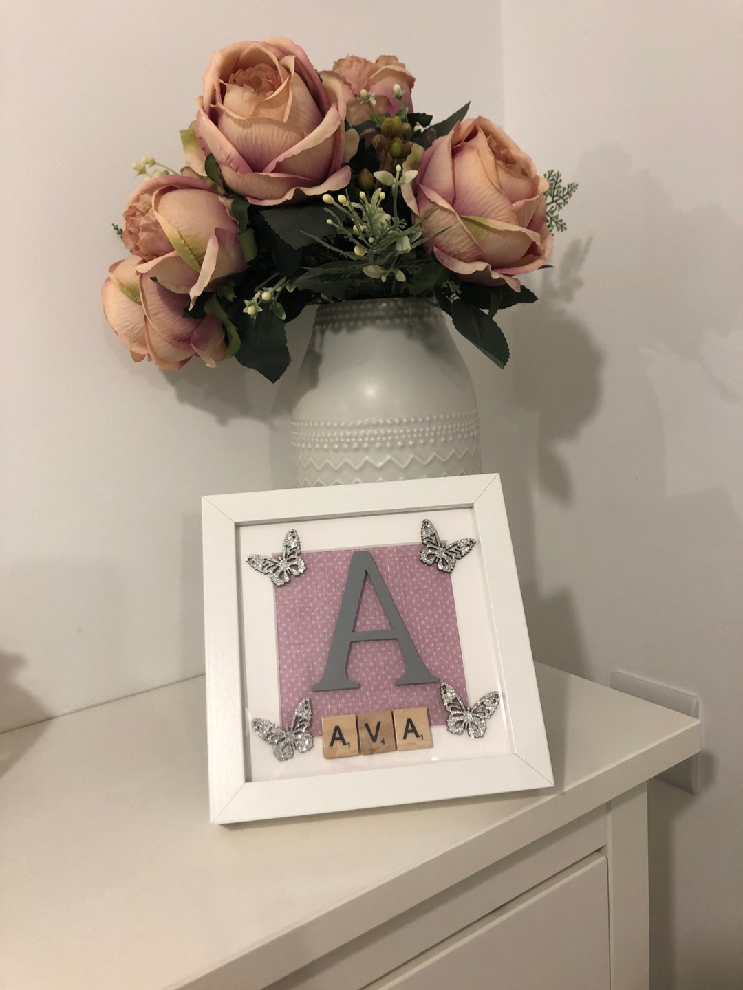 Personalised Letter Frames - Etsy