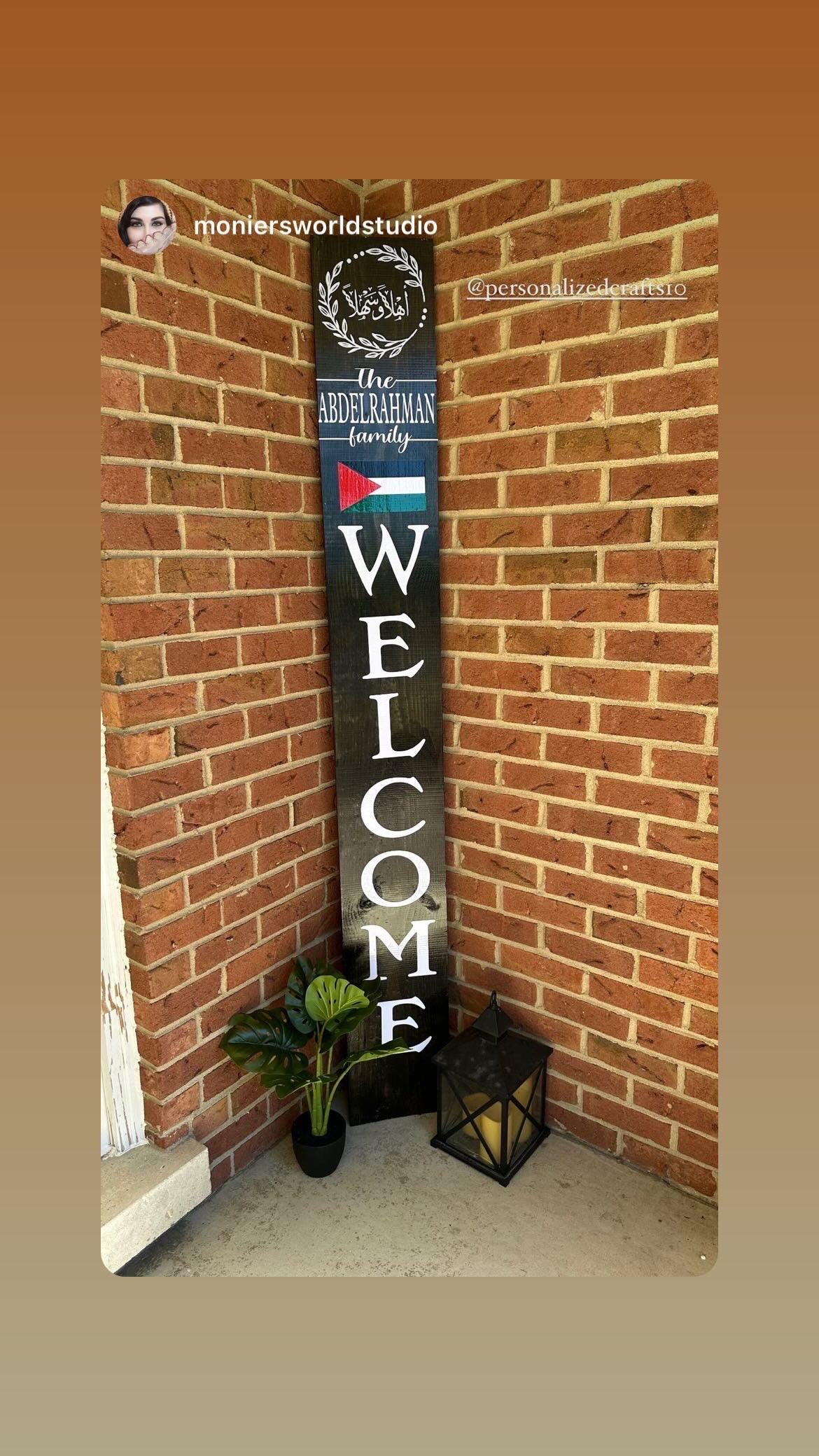 6 Feet Welcome Board - Etsy