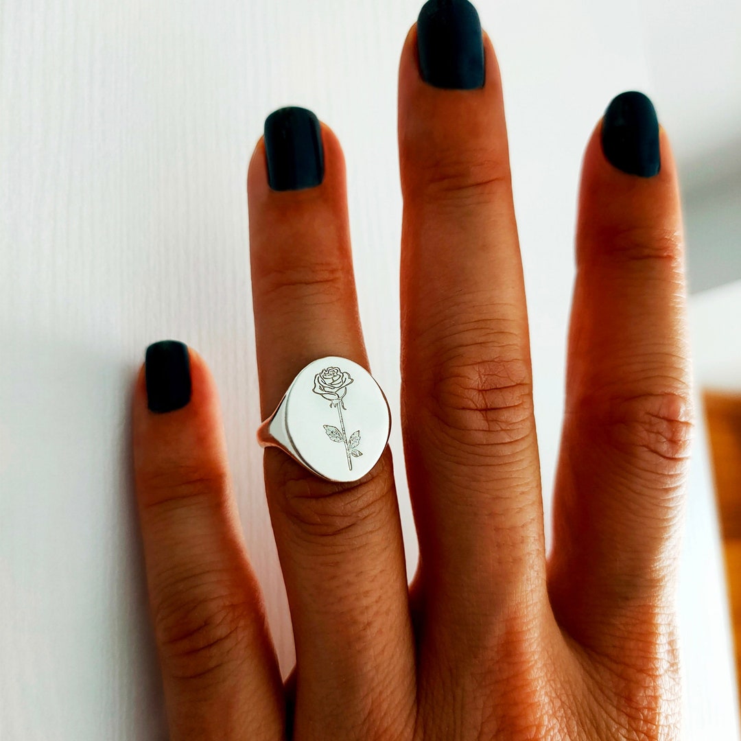 The Little Prince Ring, the Little Prince's Rose Ring, Flower Ring ...