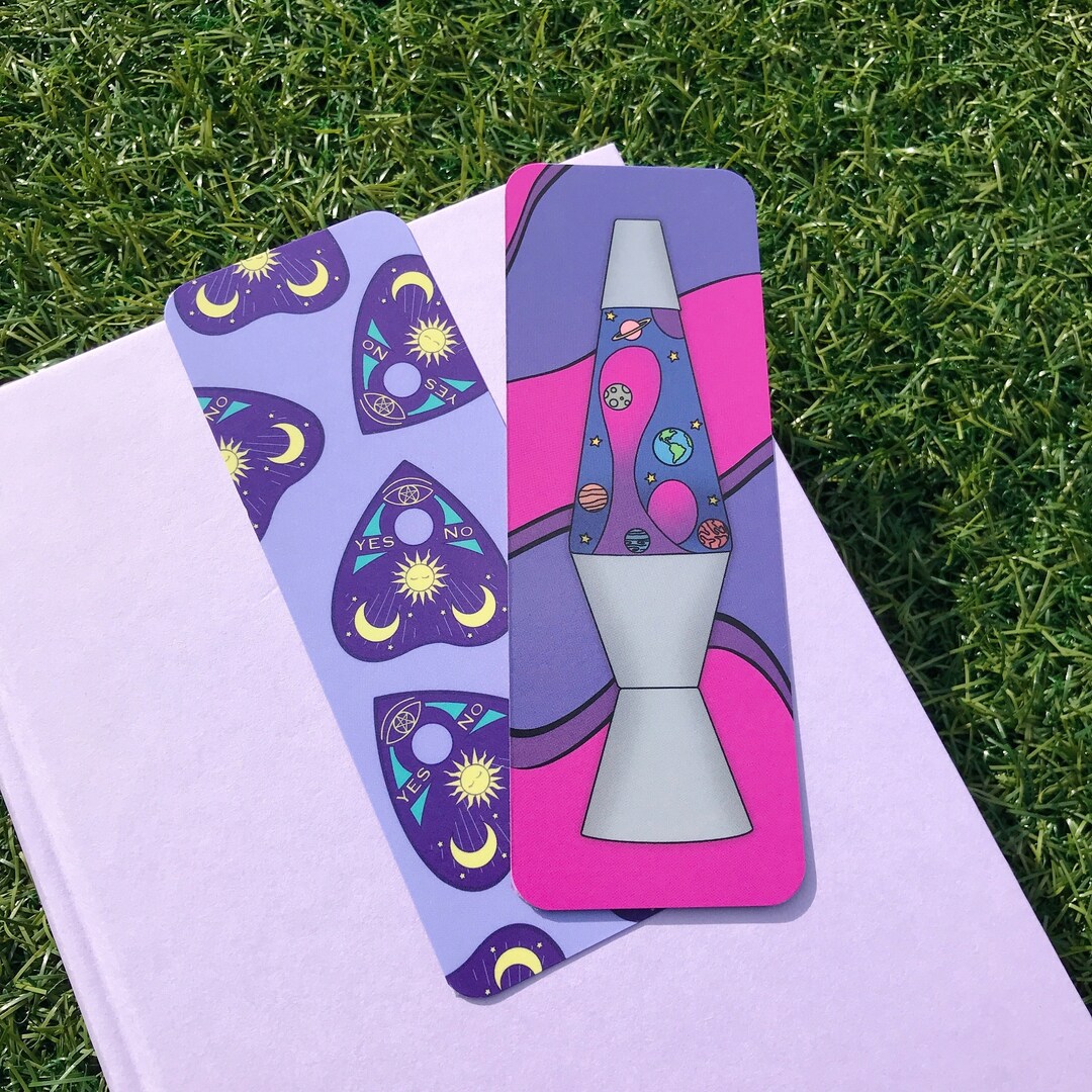 Retro Lava Lamp and Ouija Planchette Bookmark Bundle Halloween Spooky ...