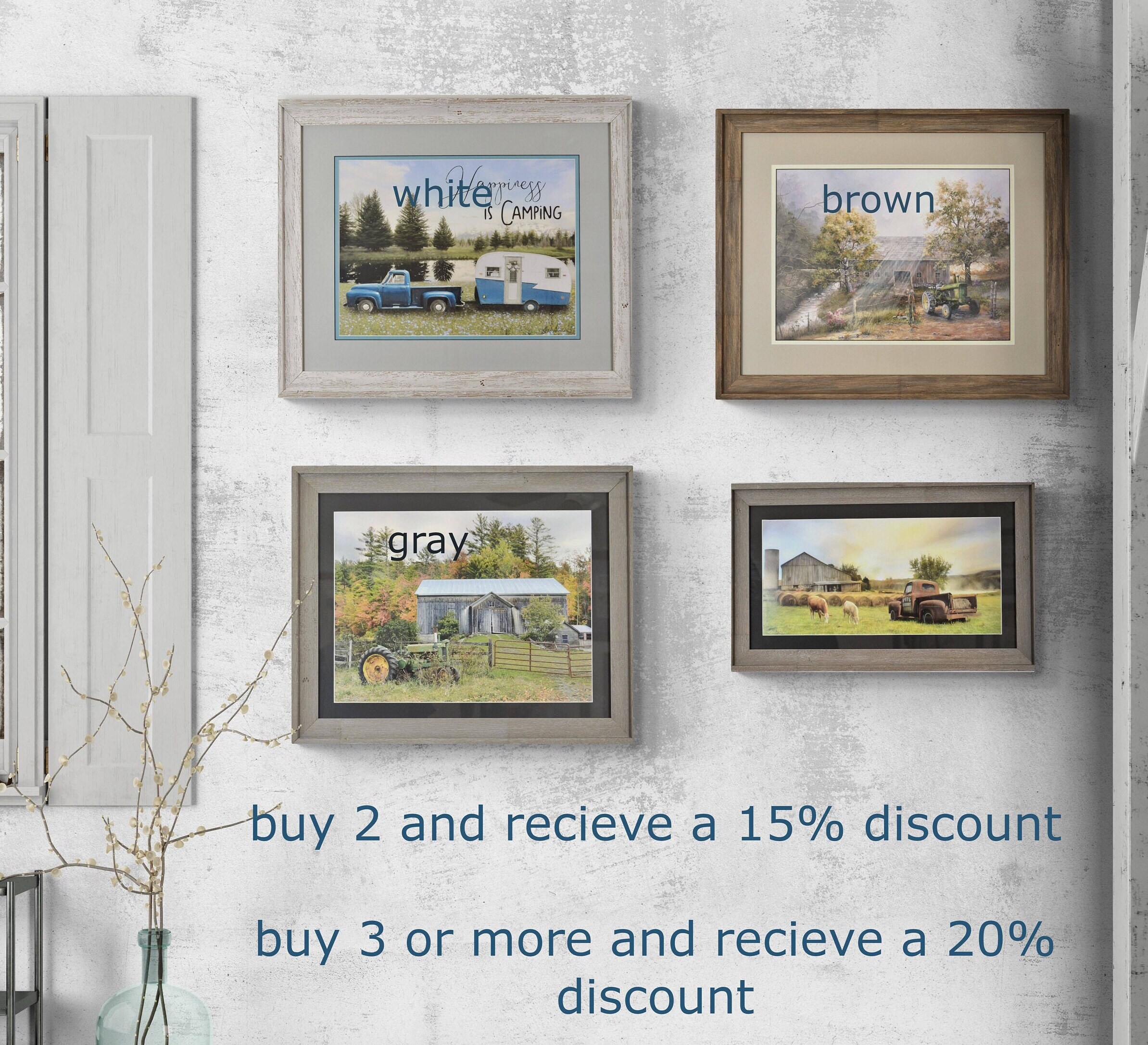 Reclaimed Barnwood Frame Rustic Picture Frame Weathered Photo Frame ...