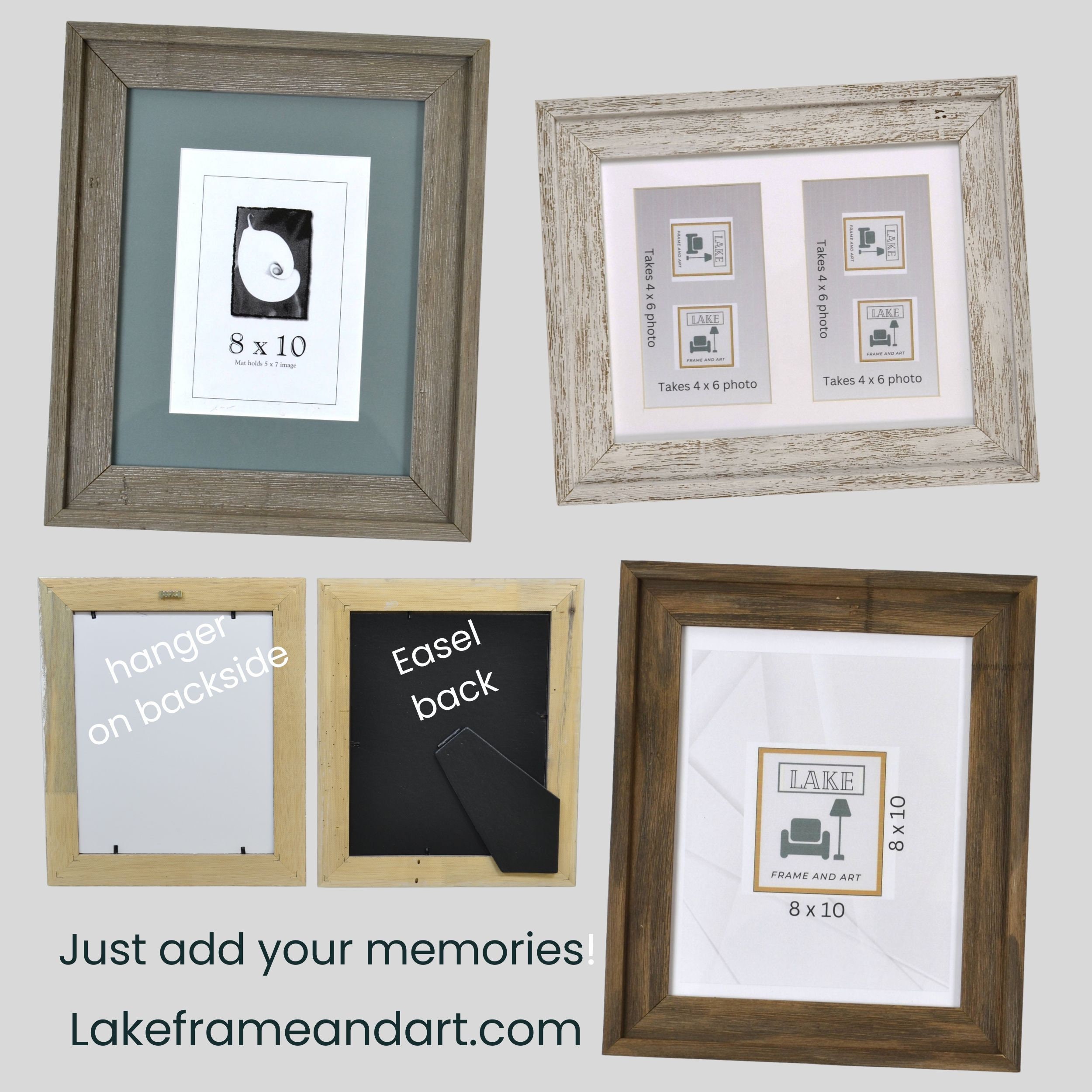 Reclaimed Barnwood Frame Rustic Picture Frame Weathered Photo Frame ...