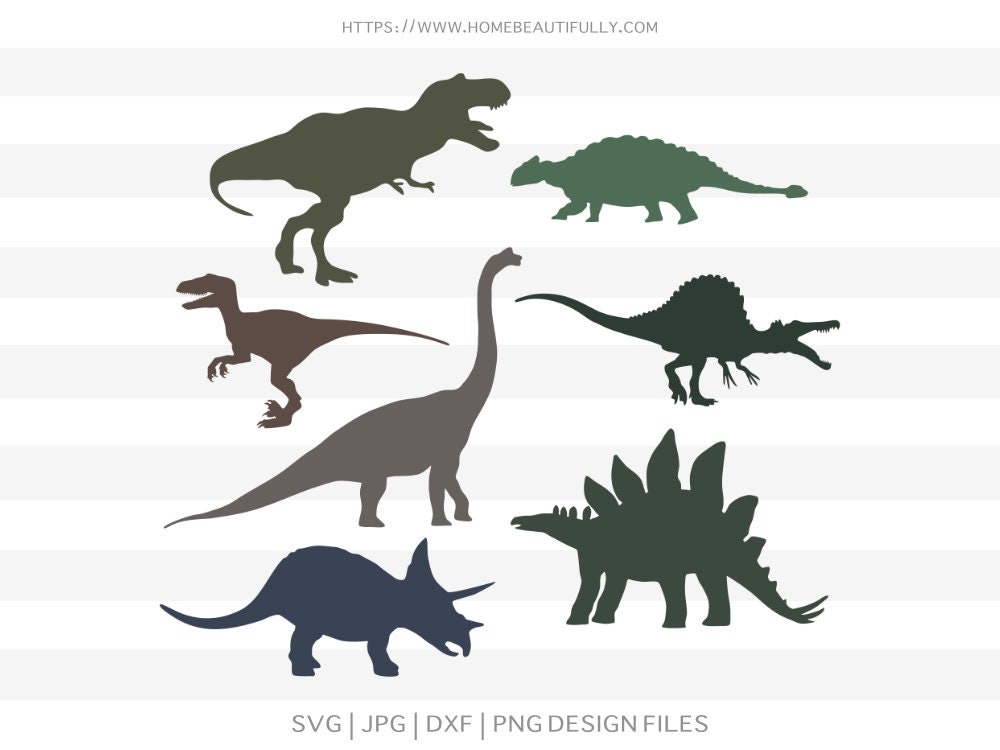 Dinosaur SVG Bundle | Cut Files for Cricut | Cut File for Cameo ...