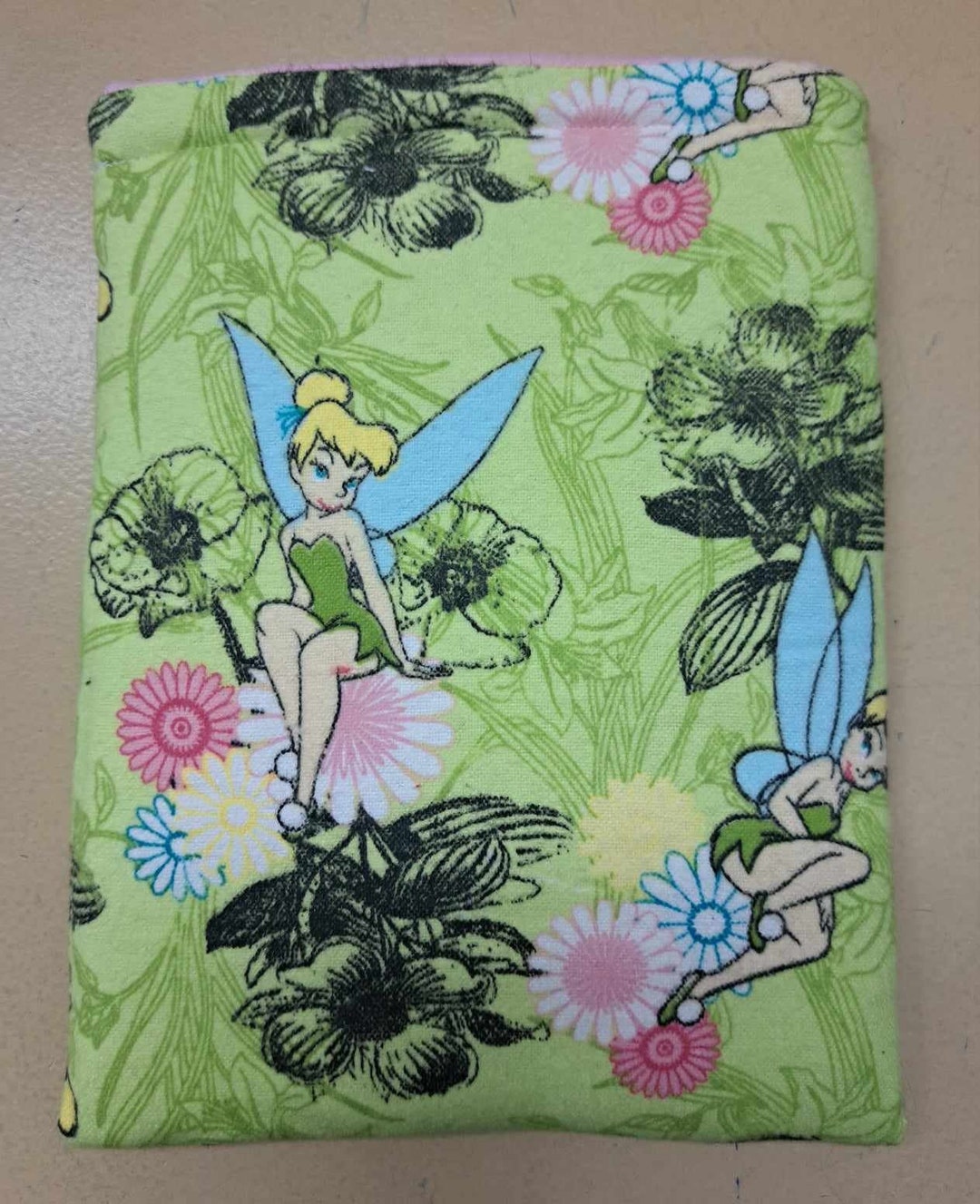 Tinkerbell/padded Book Sleeve/tablet Sleeve/bookish Gift/reading Gift ...