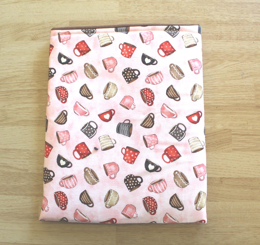 Coffee Tea Cups- Book Sleeve/padded/kindle Sleeve/bookish Gift/reading ...