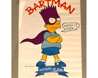 Bartman Poster - Etsy