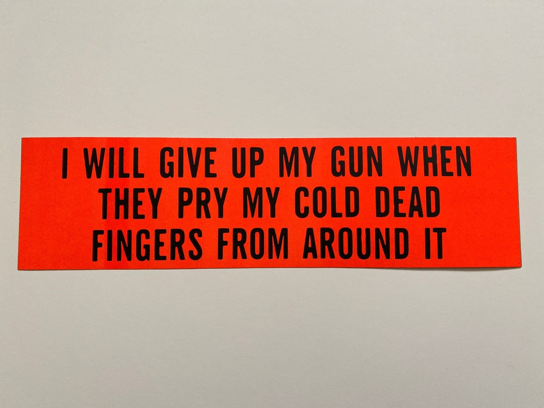 Vintage Gun Rights Bumper Sticker - Etsy
