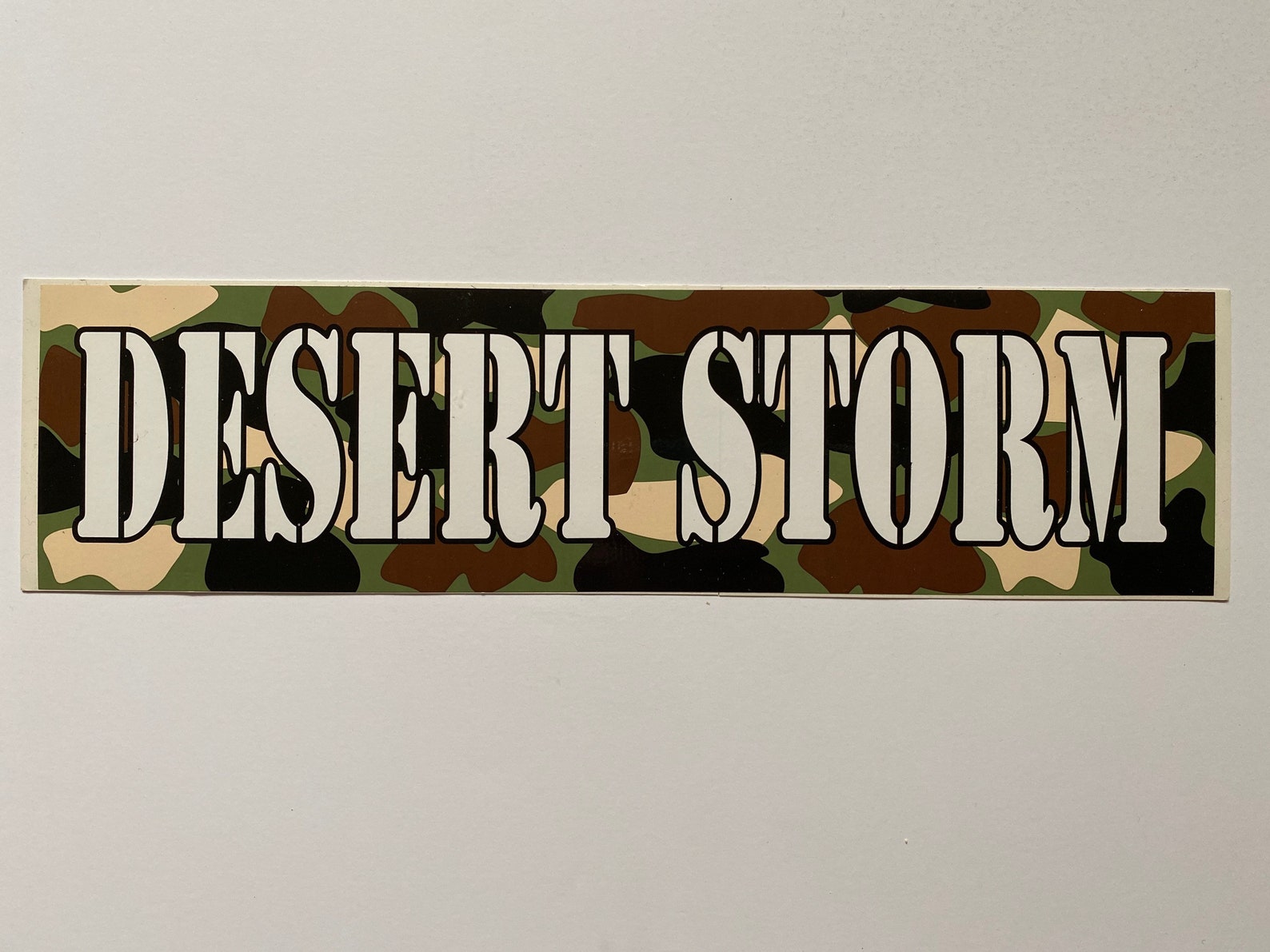 Vintage Desert Storm Bumper Sticker - Etsy.de