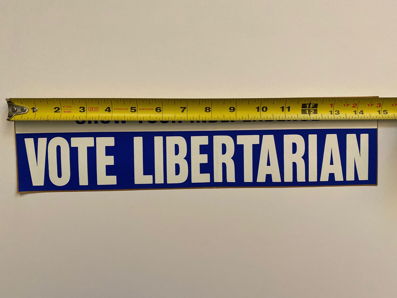 Vintage Vote Libertarian Party Political Campaign Sticker - Etsy