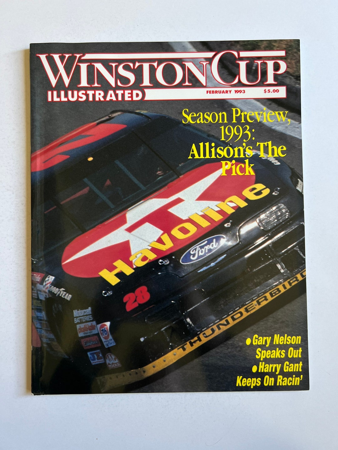 Vintage Nascar Winston Cup Illustrated Magazine February 1993 - Etsy