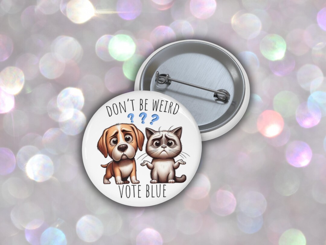 Springfield Ohio Button Pin Funny Election 2024 They're Eating the Pets ...