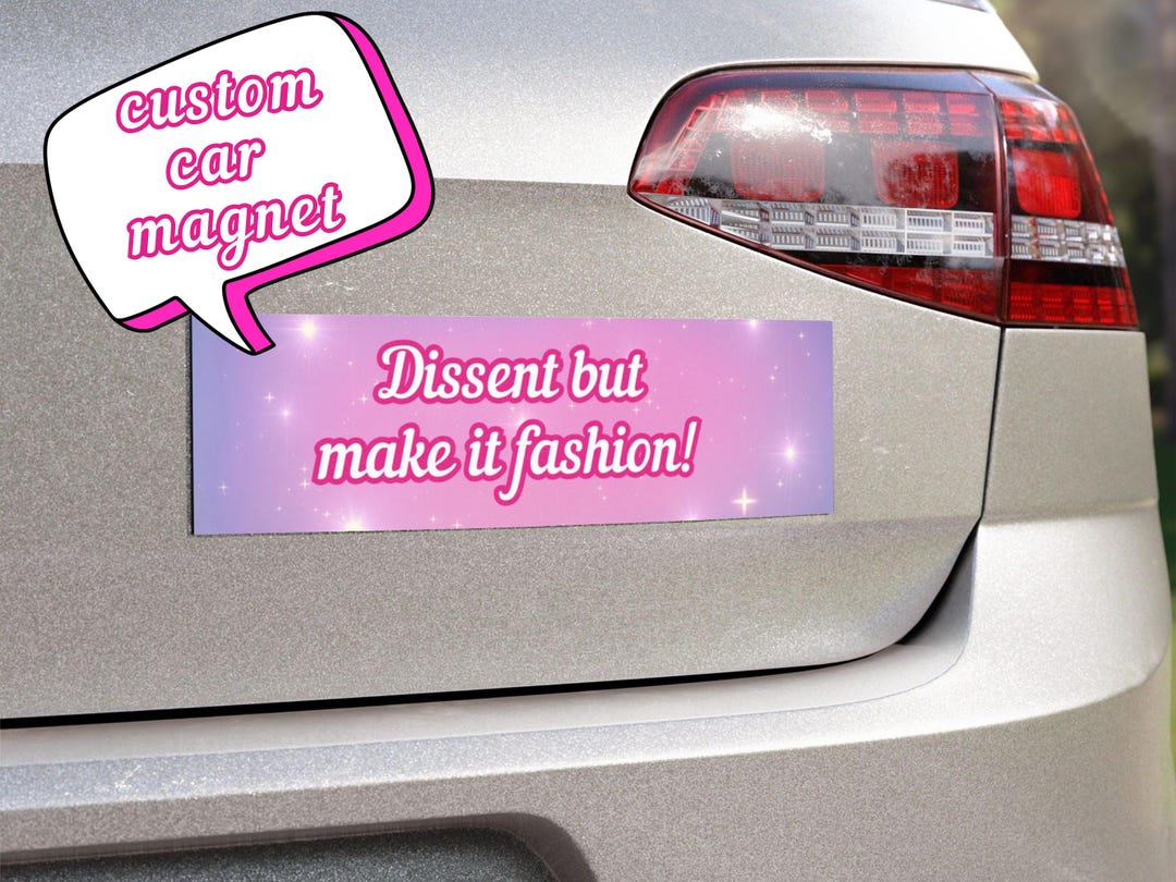 Personalized Car Magnet Funny Bumper Magnet for Women Sticker Custom ...
