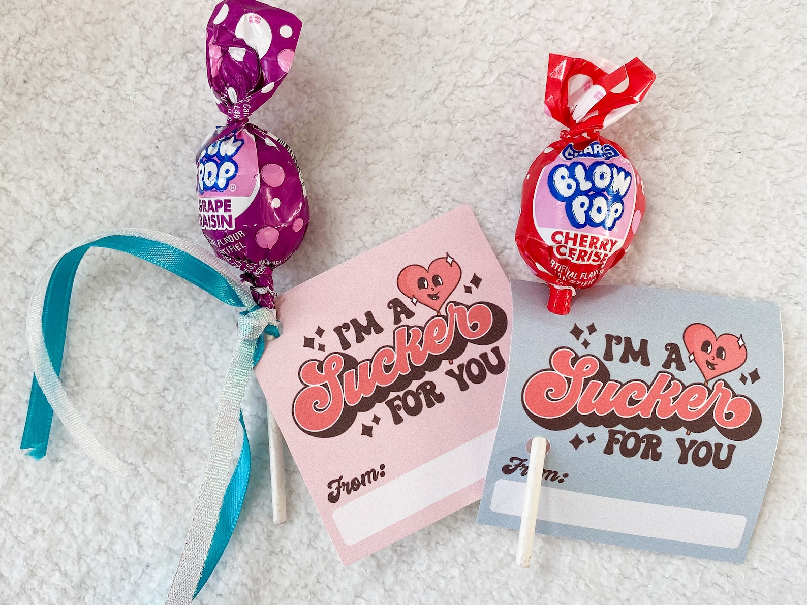 Valentines Printable Lollipop Toddler Valentines Day Digital - Etsy