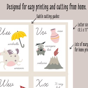 ABC Cards, Cursive Alphabet, Alphabet Cards Printable, Flash Cards ...