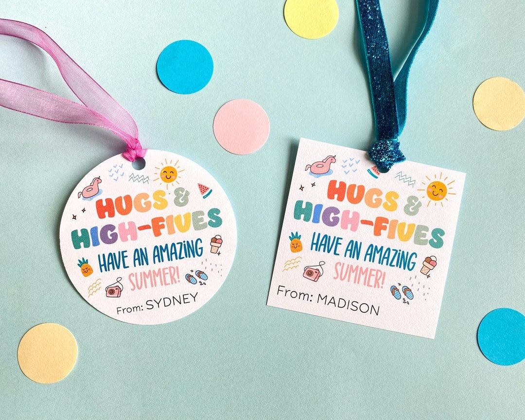 Last Day of School Printable Tags, Printable Classroom Gift Tags ...