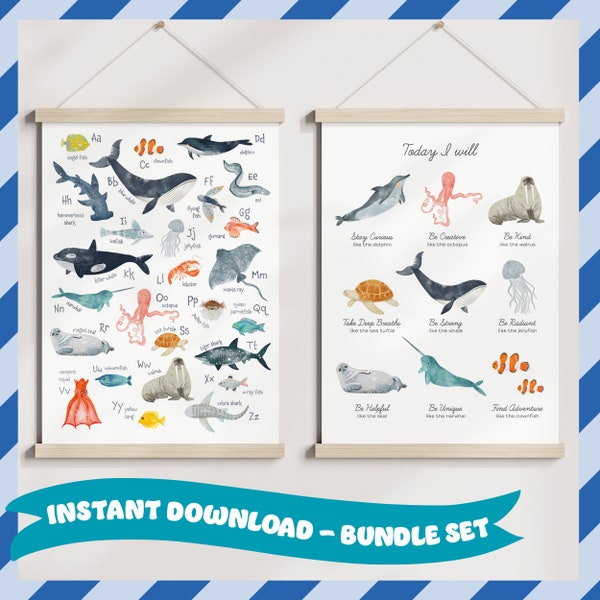 Ocean Animal Art - Etsy