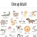 Alphabet Poster Digital, Cute Animal Alphabet Printable, Playroom Wall ...