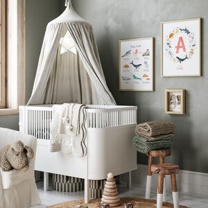 Sea Animals Positive Affirmations Poster: Kids Watercolor Nautical ...