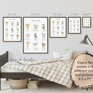 Affirmations for Kids, Kids Affirmation Wall Art, Educational Wall Art ...