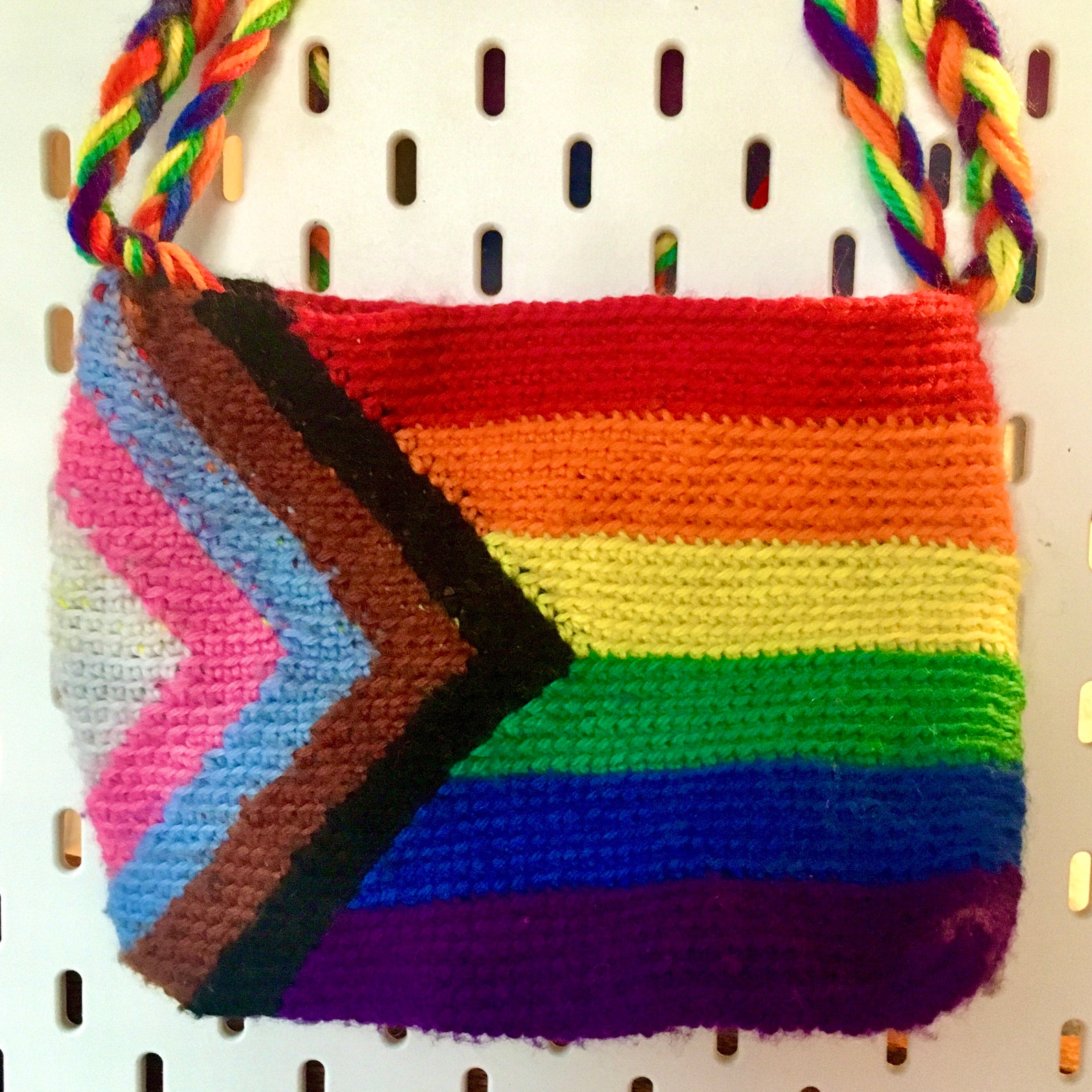 Rainbow Pride Flag Crochet Purse MADE TO ORDER 17 Message - Etsy Australia